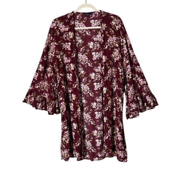 American Eagle Outfitters | Tops | Aeo Bohemian Floral Duster Xl Kimono ...